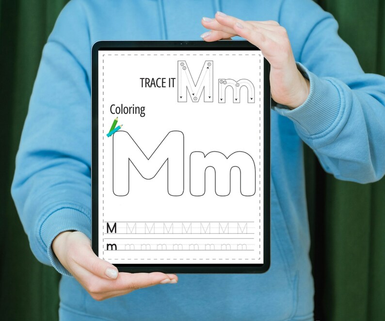 26 Printable Uppercase Alphabet Tracing Worksheets: Preschool ...