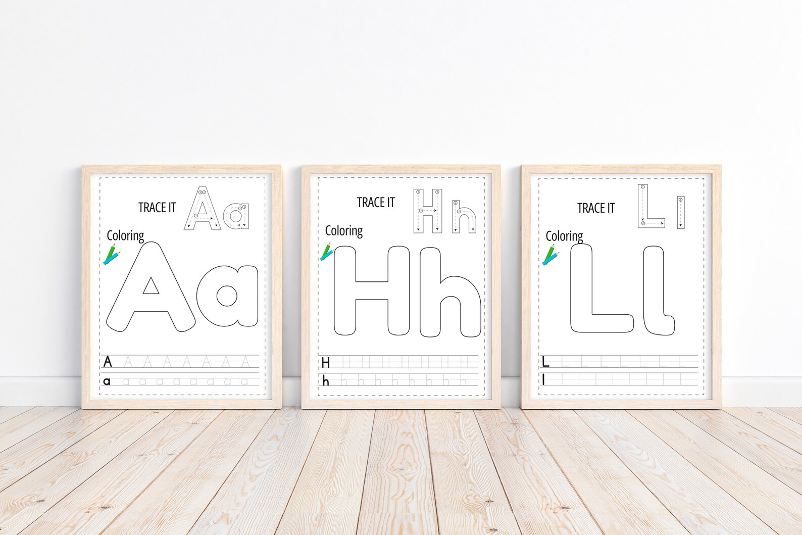 26 Printable Uppercase Alphabet Tracing Worksheets: Preschool ...