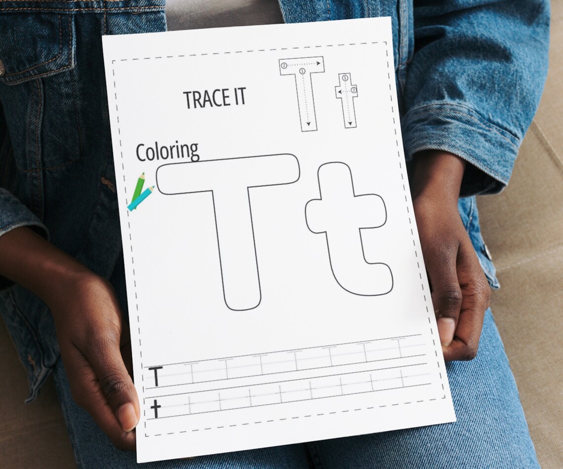 26 Printable Uppercase Alphabet Tracing Worksheets: Preschool ...