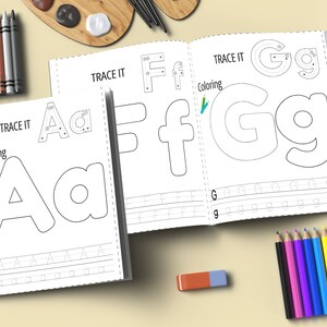 26 Printable Uppercase Alphabet Tracing Worksheets: Preschool ...