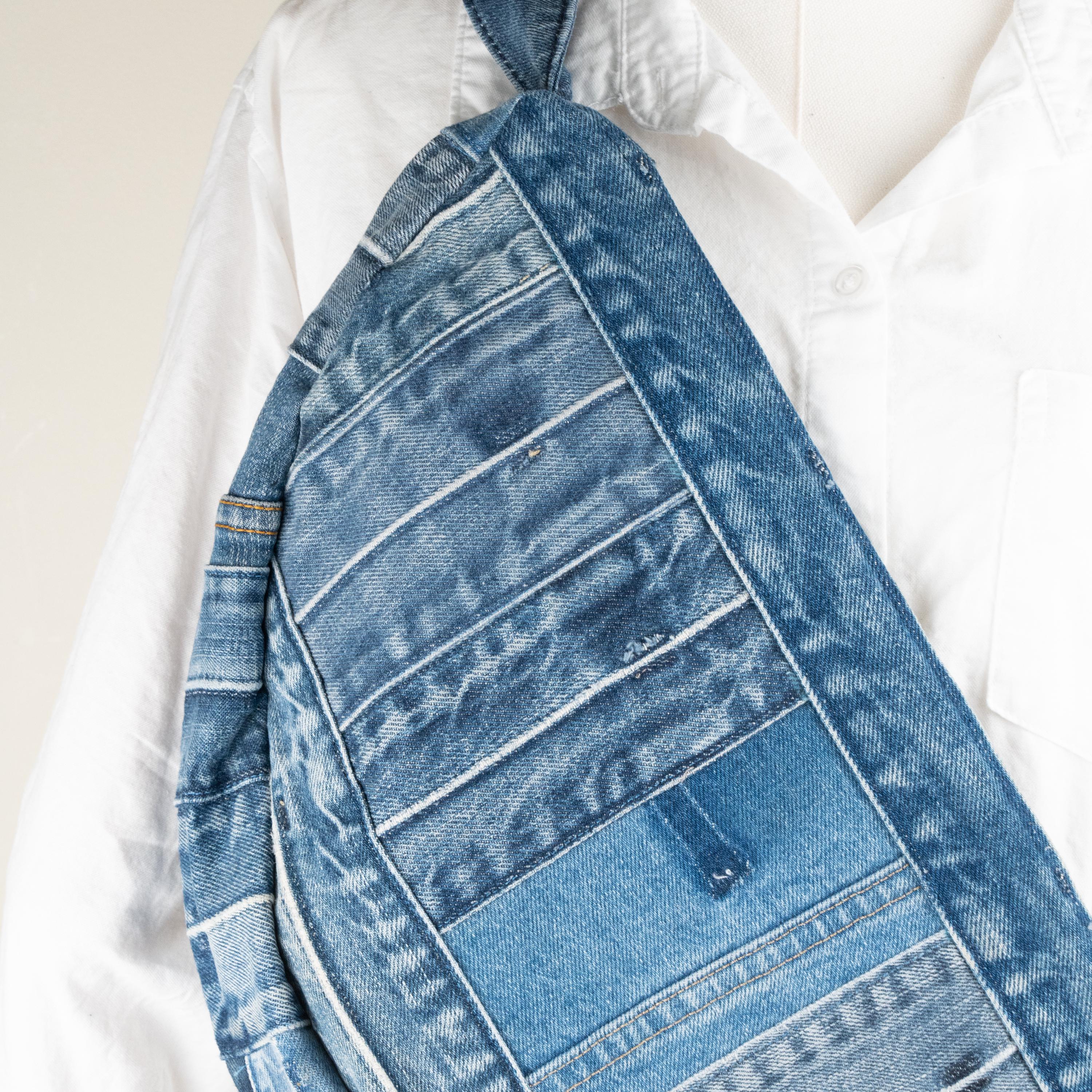 Upcycled Messenger Bag, Reworked Bag, Crossbody Bag, Travel Crossbody ...