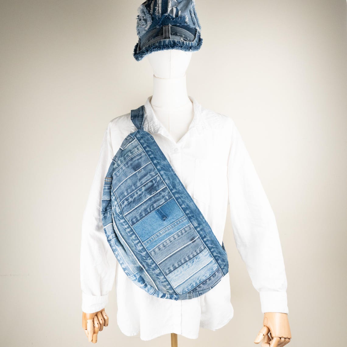 Upcycled Messenger Bag, Reworked Bag, Crossbody Bag, Travel Crossbody ...