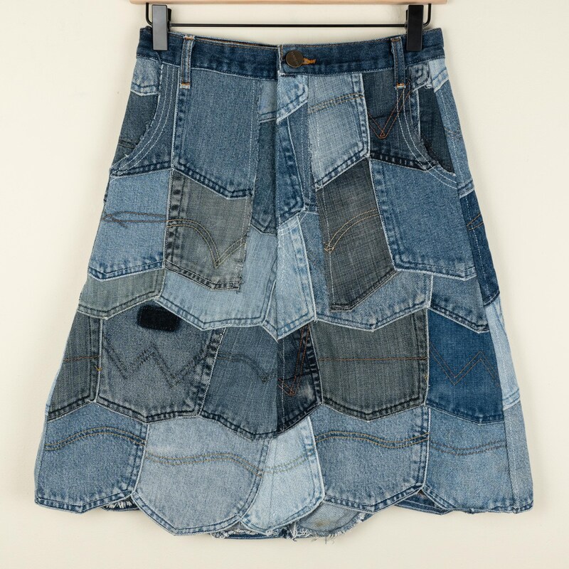 Upcycled Skirt - Etsy