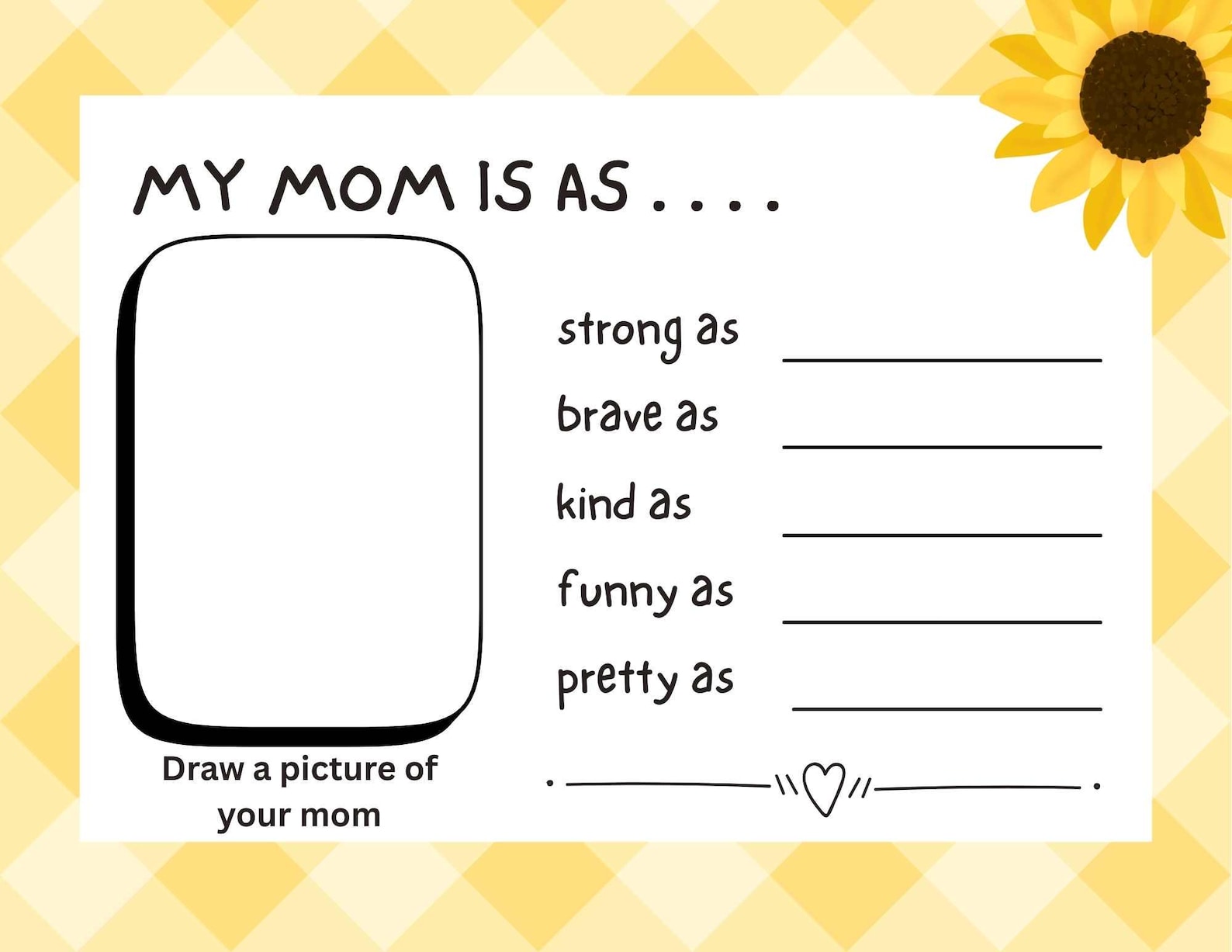 Mothers Day Worksheets, Best Mom Certificate/ Printables/ Digital ...