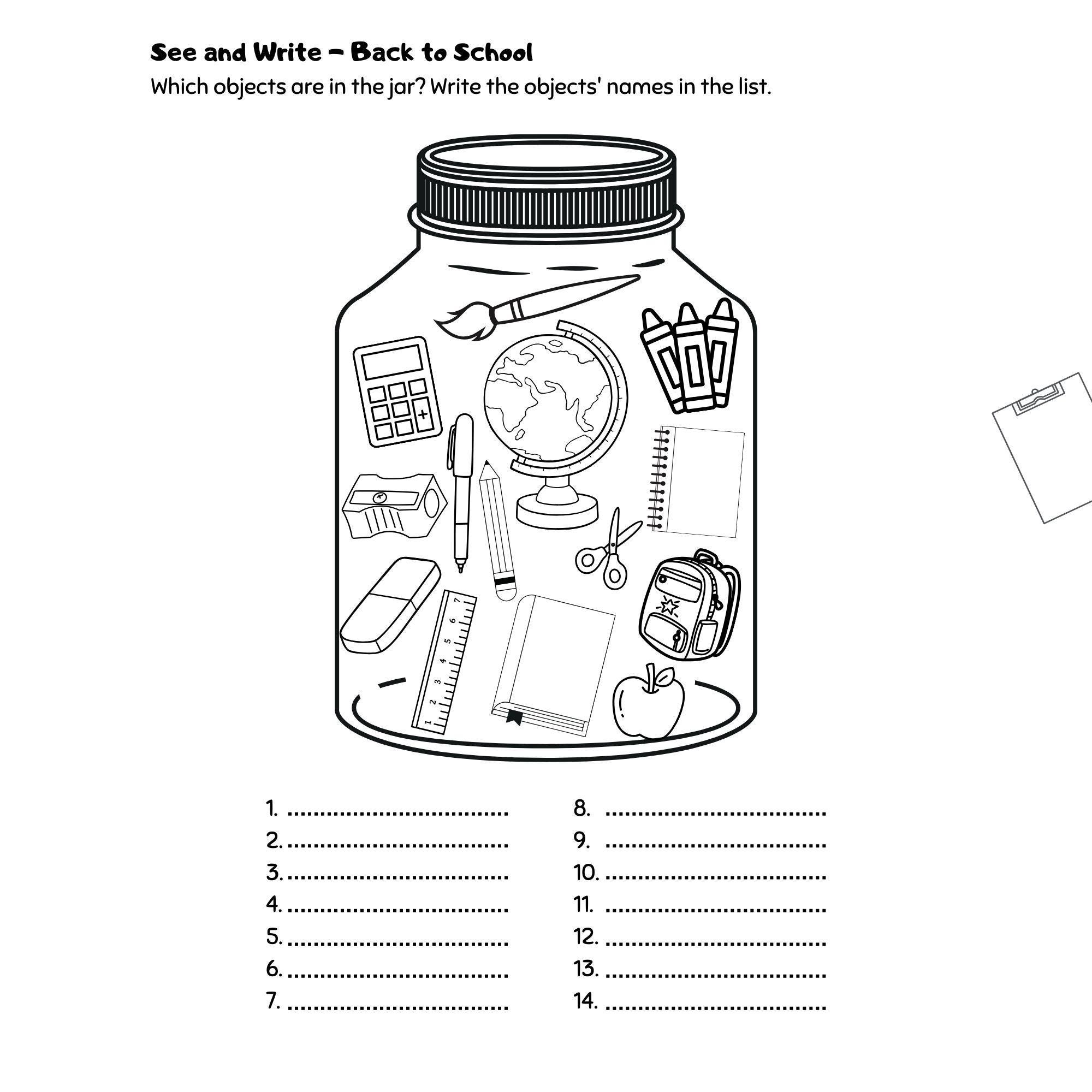 Back to School Activity Sheets 9 Digital Pages to Print. JPEG or PDF ...