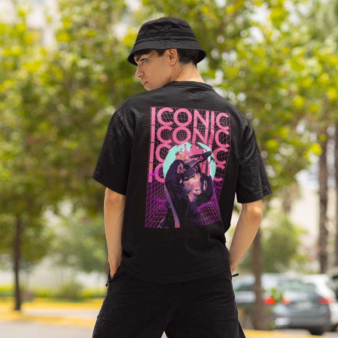 Daniel Ricciardo Iconic Unisex T-shirt Bold Pink Turquoise Black Shoey ...