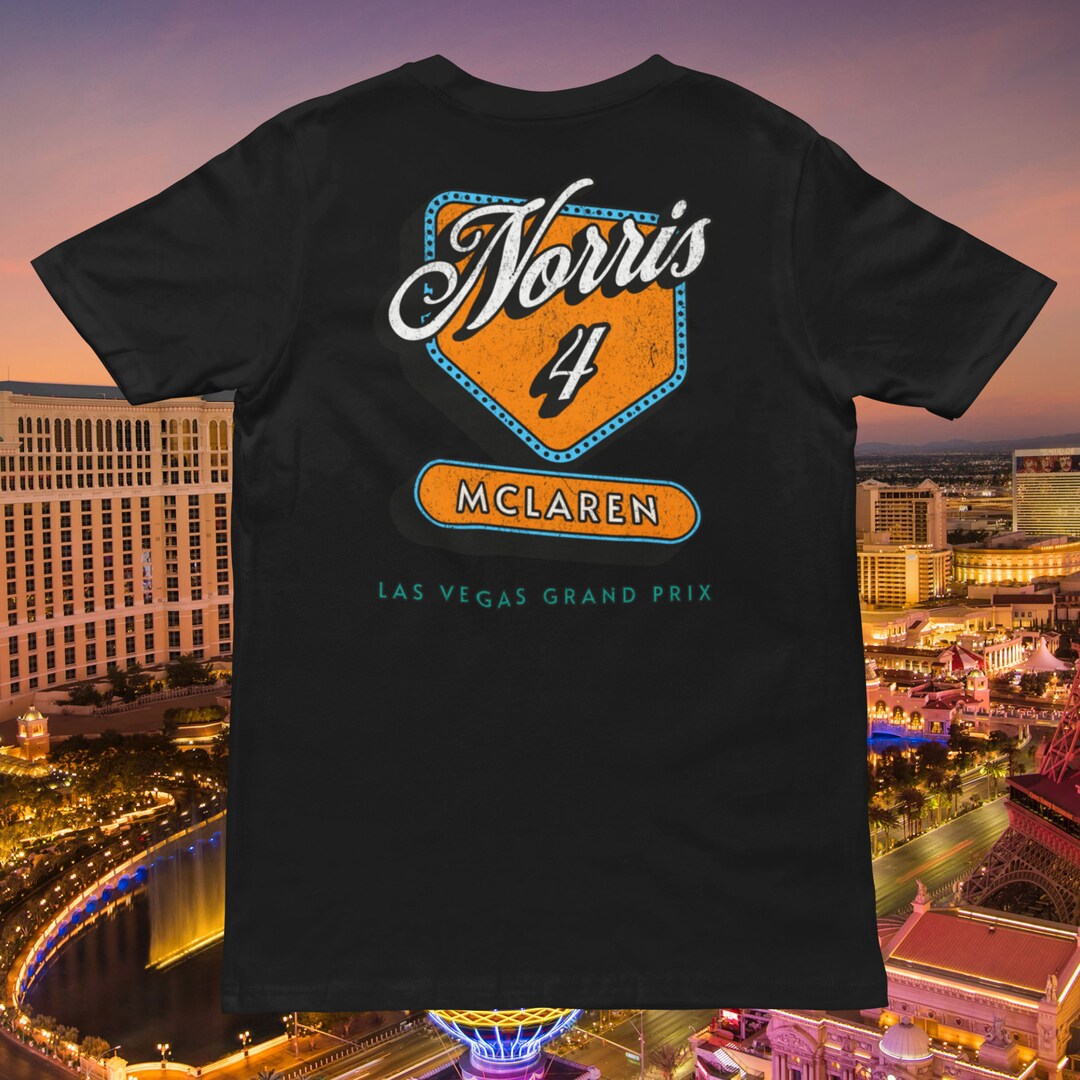 Lando Norris "vegas Edition" Unisex Crew Tee - F1 Dice Graphic Shirt ...