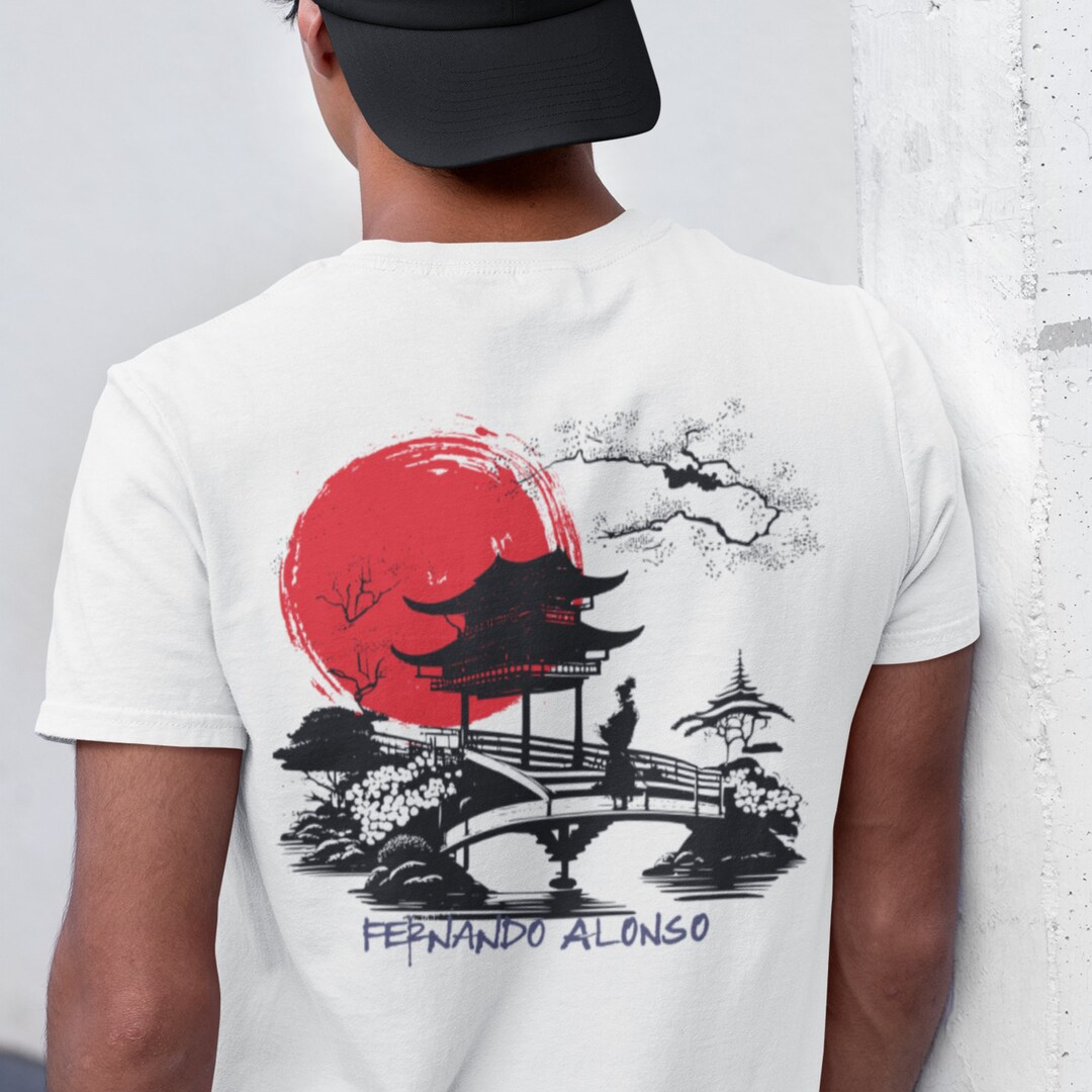 Fernando Alonso 'samurai' Unisex Crew Tee - Where Tranquility Meets ...
