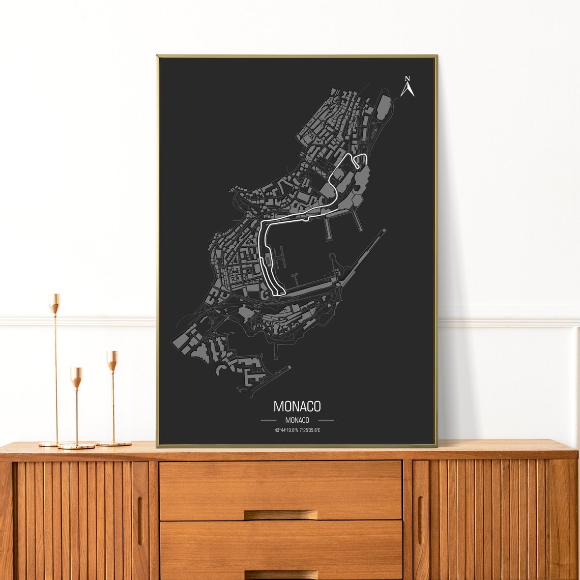 F1 Monaco GP Poster, Interlagos GP Poster, Monza GP Poster, Formula 1 ...