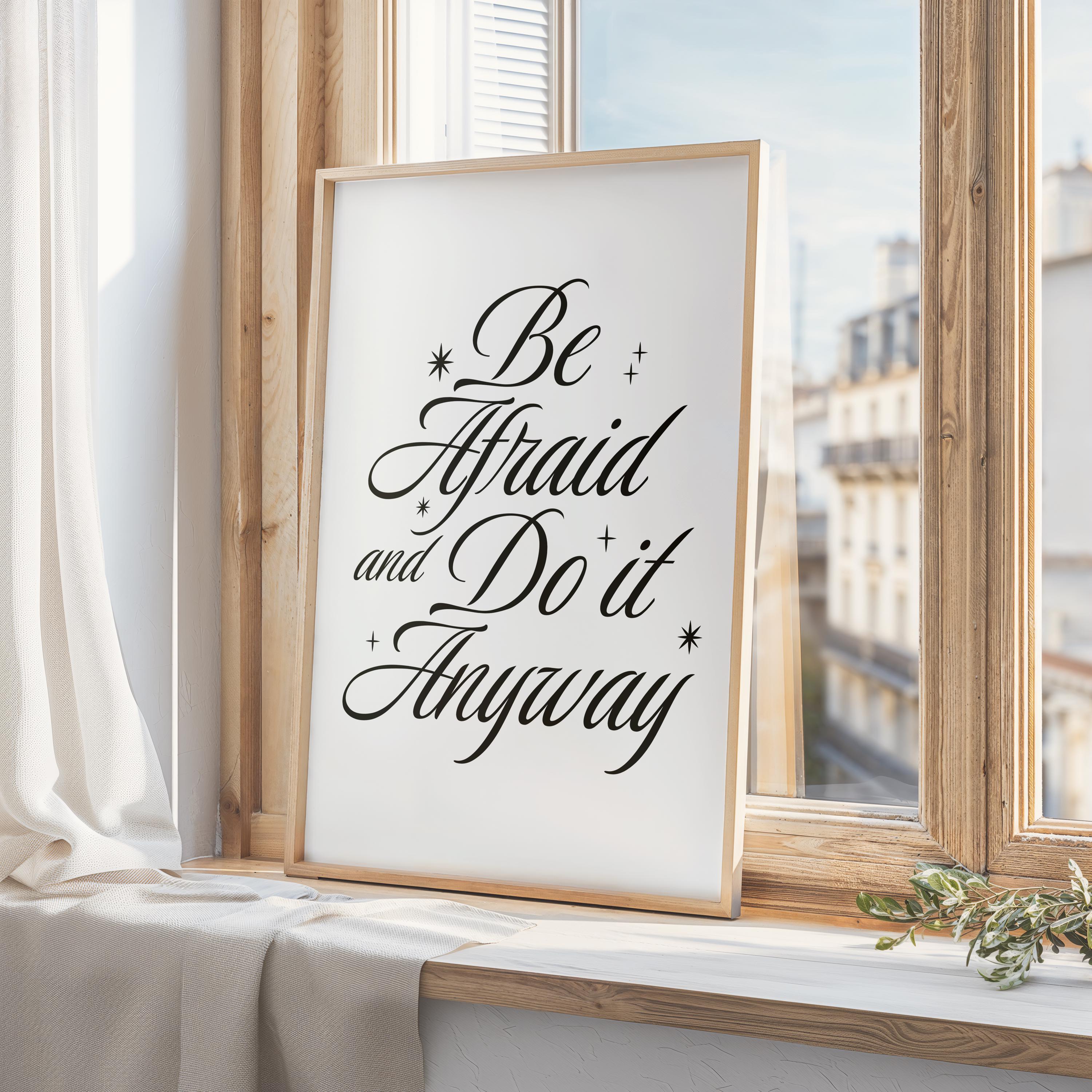 Motivational Wall Art for Women, Inspirational Positive Quote Poster ...