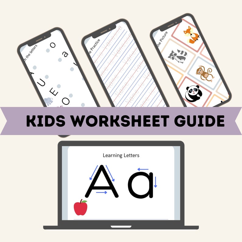 Education Printables for Kids Worksheets Reading and Tracing Activities With Master Resell ...