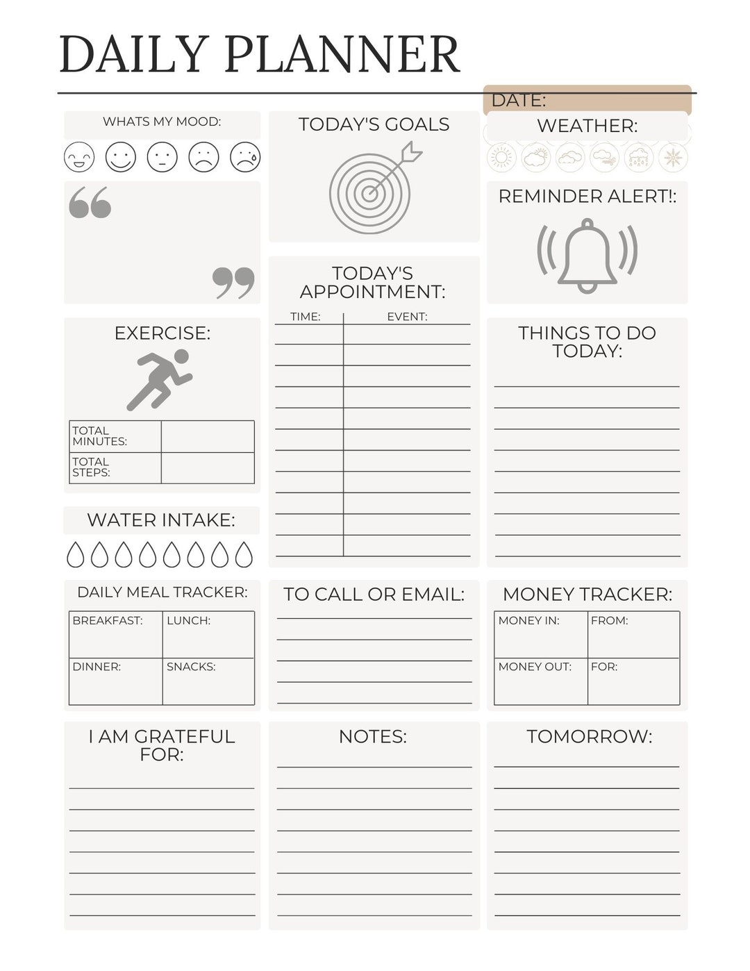 Daily Task Scheduler Goodnotes Digital Journal for Productivity, to Do ...