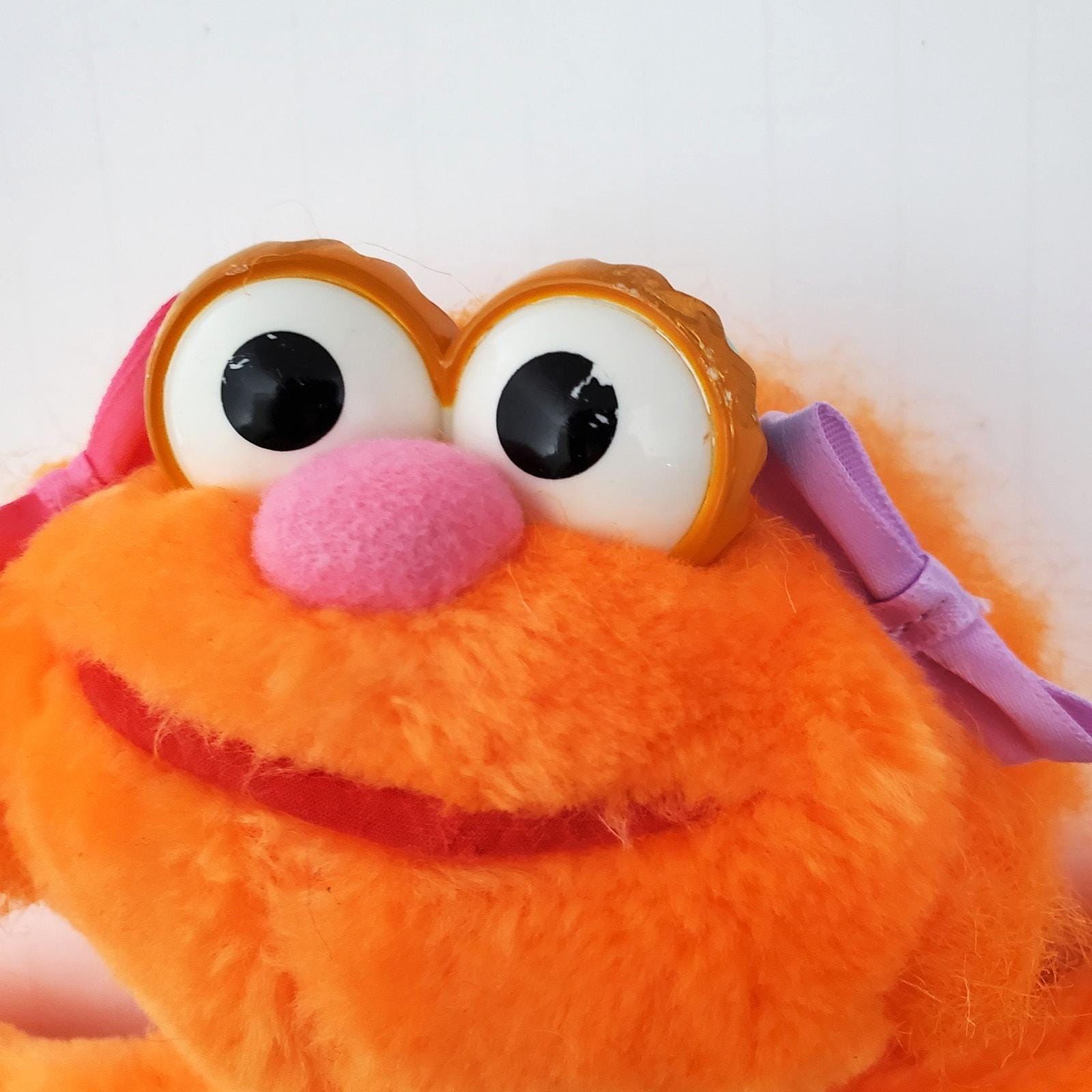 Vtg Zoe Stuffed Animal Playskool 10" Plush Rattle 1995 Sesame Street - Etsy