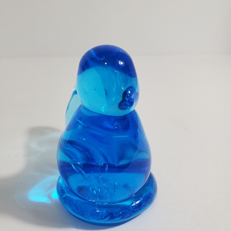Ron Roy Glass Bluebird of Happiness 1990 Signed Figurine Collectible - Etsy