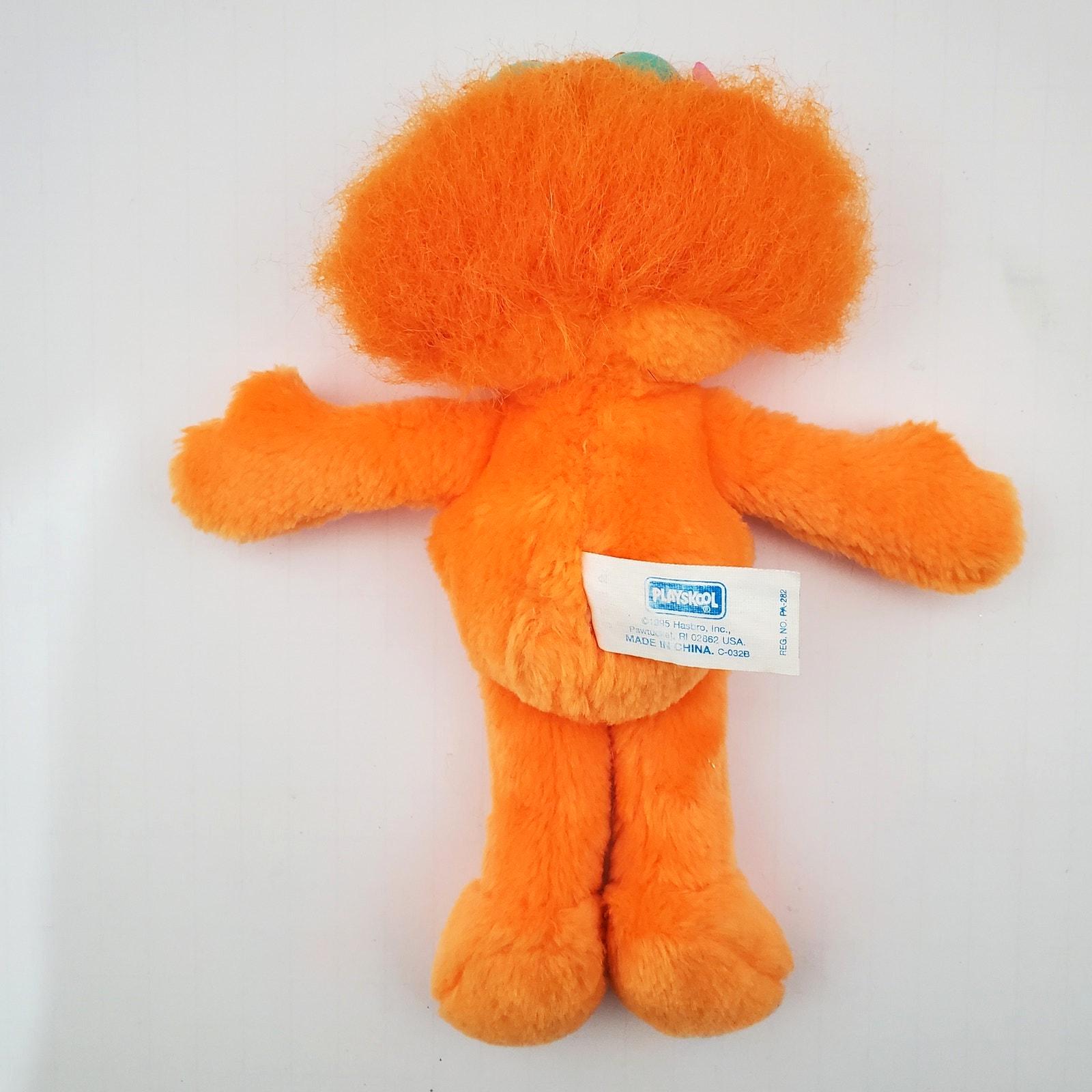 Vtg Zoe Stuffed Animal Playskool 10" Plush Rattle 1995 Sesame Street - Etsy