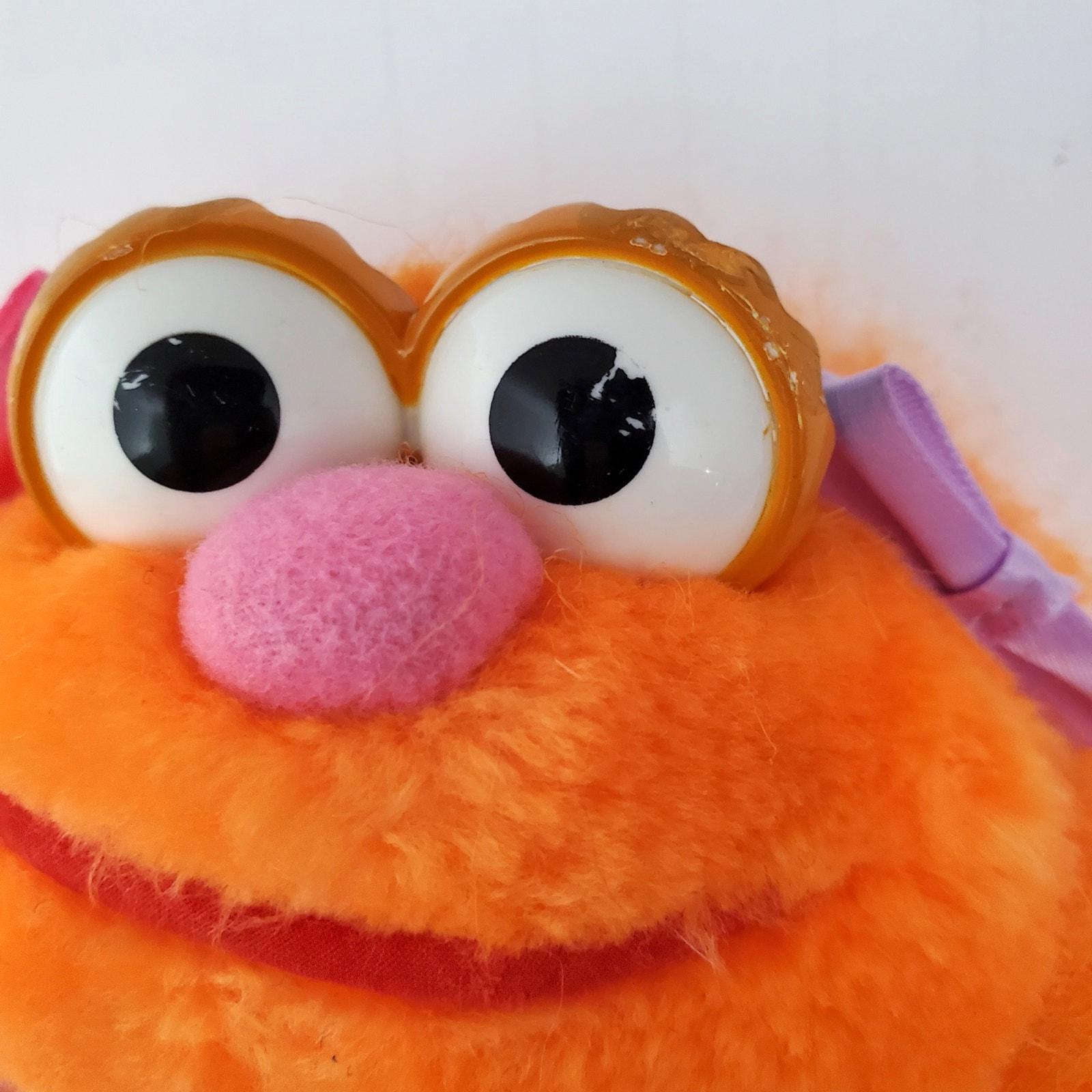 Vtg Zoe Stuffed Animal Playskool 10" Plush Rattle 1995 Sesame Street - Etsy