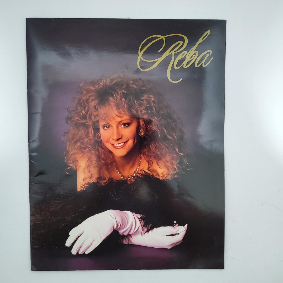 Vtg 1992 Reba Mcentire Concert Tour Book Collectible Prop - Etsy
