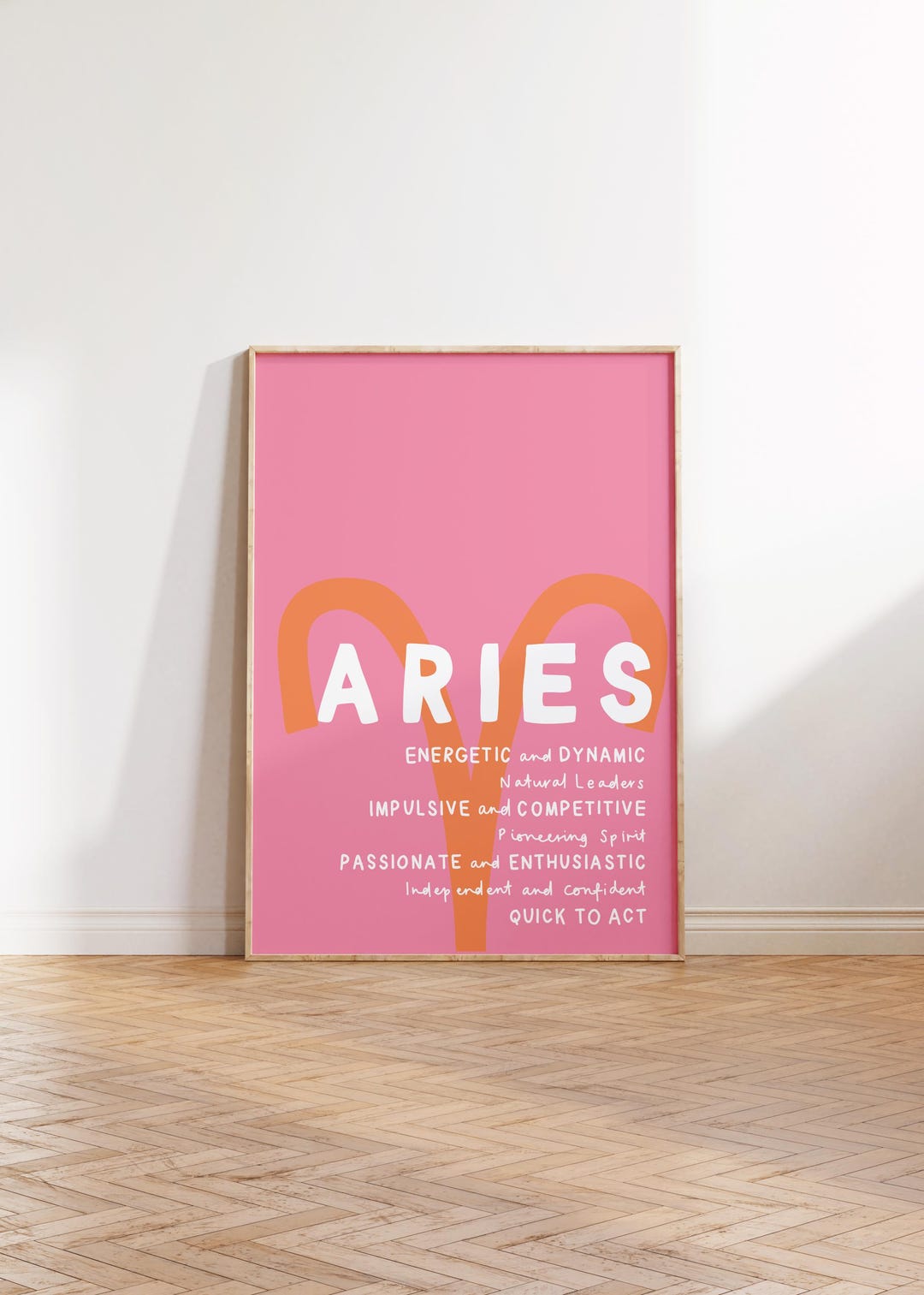 ARIES Print Zodiac Poster Star Sign Wall Art Aries Wall Art Trendy ...