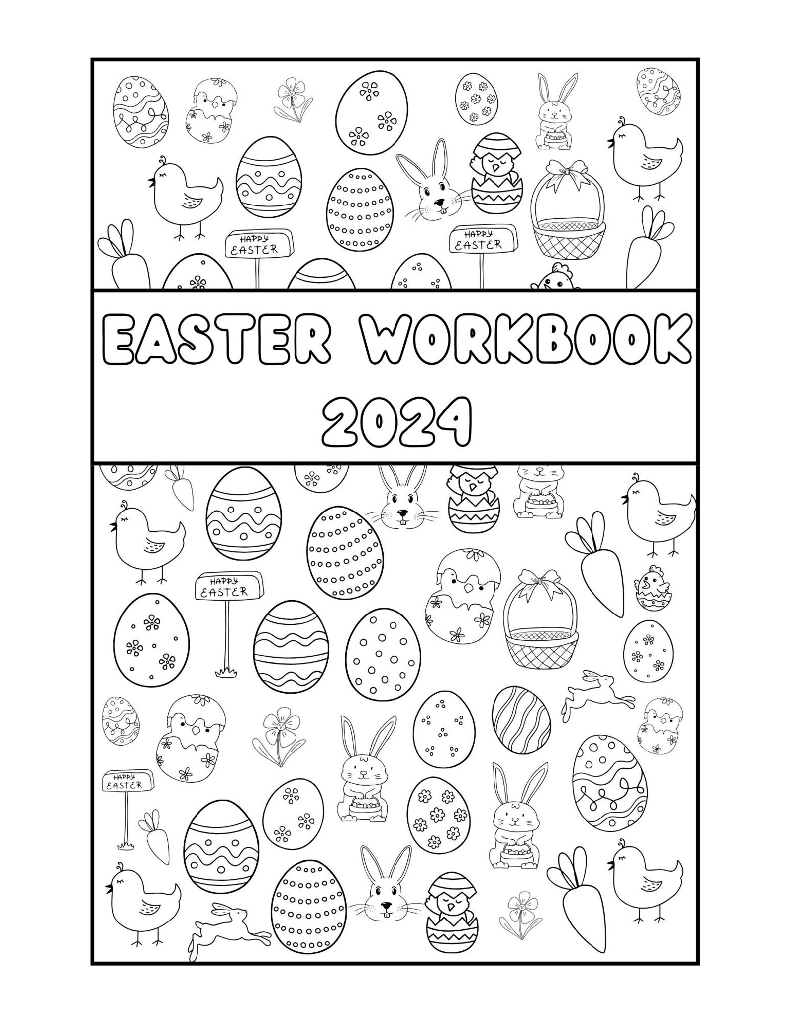 Easter Workbook 2024 - Etsy