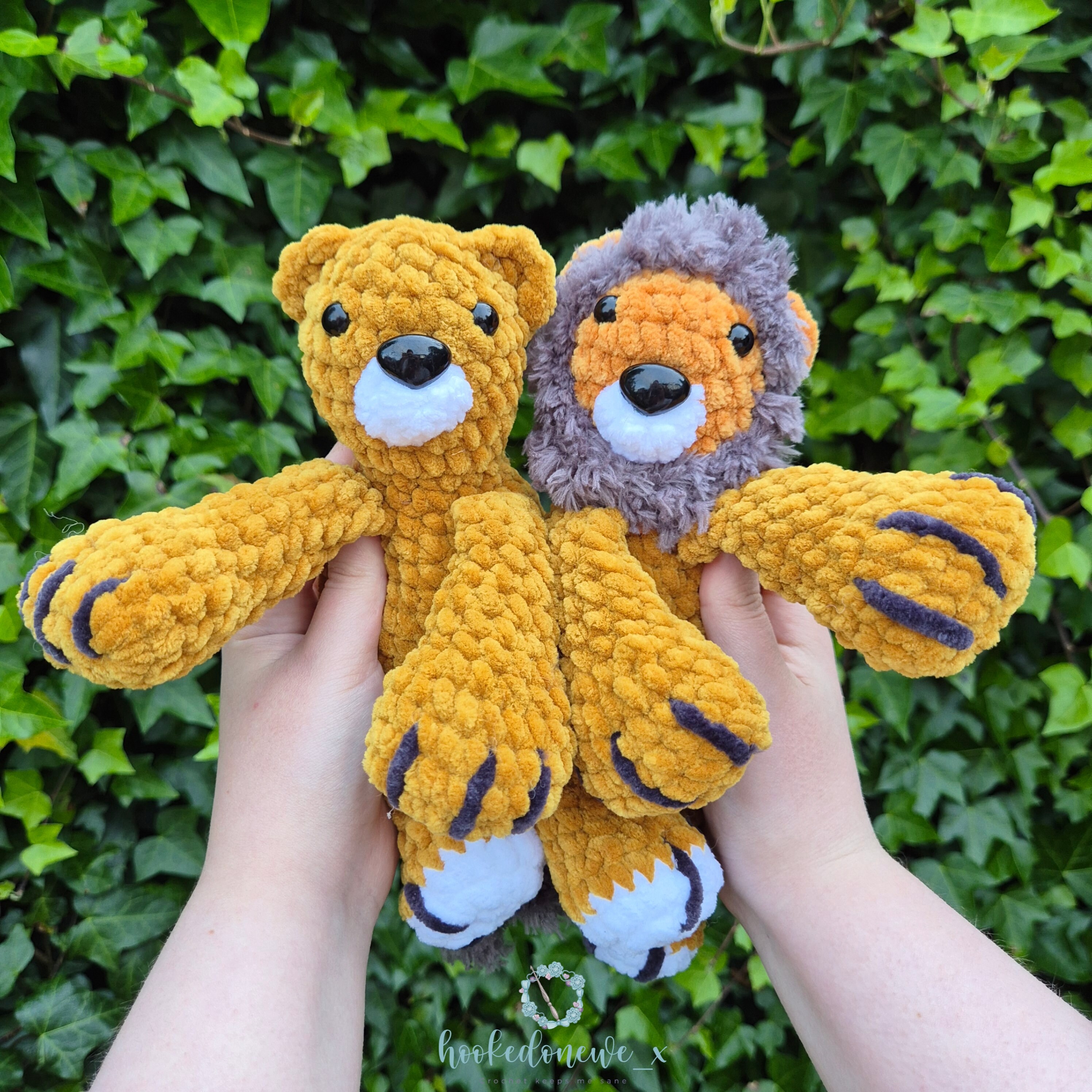 Crochet Pattern: Lion and Lioness (low Sew) - Etsy