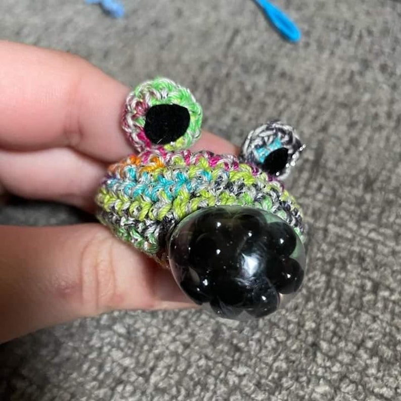 Crochet Pattern: Croaker the Frog Crochet Stressball (low Sew) - Etsy