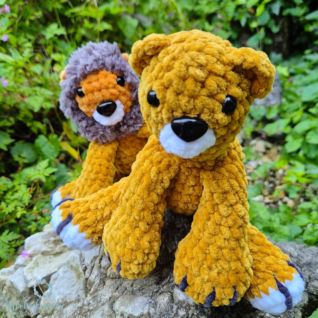 Crochet Pattern: Lion and Lioness (low Sew) - Etsy