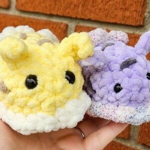 Crochet Pattern: Leonard the Sea Lemon (no Sew) [sea Slug / Sea Bunny ...