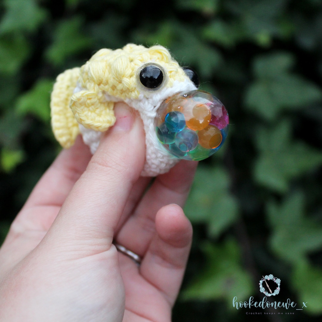Crochet Pattern: Pudge the Pufferfish Crochet Stressball (no Sew) - Etsy