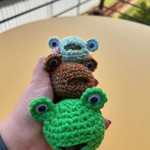 Crochet Pattern: Croaker the Frog Crochet Stressball (low Sew) - Etsy