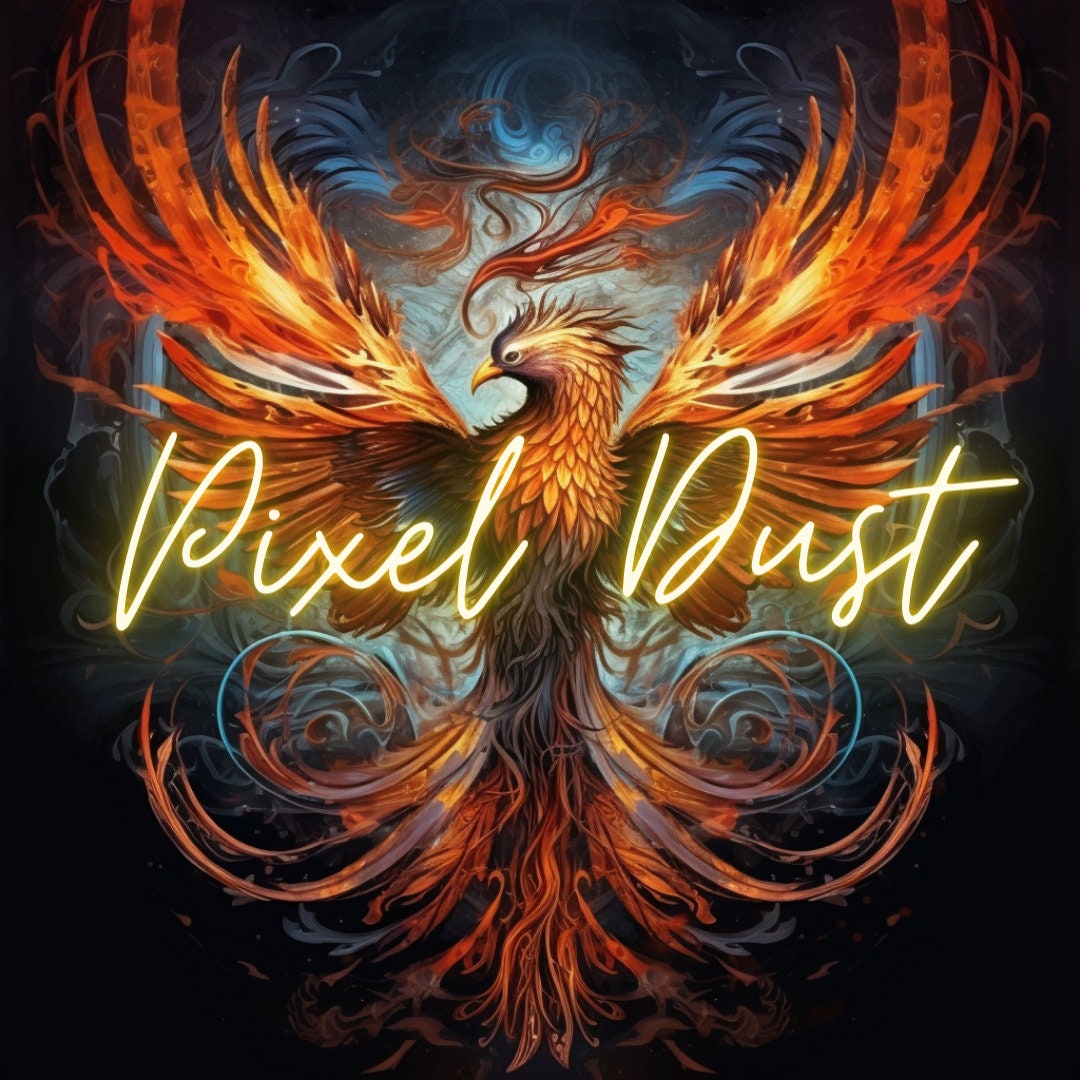 Phoenix Rising Digital Pack - Set of 4 Designs for Stunning Prints and ...