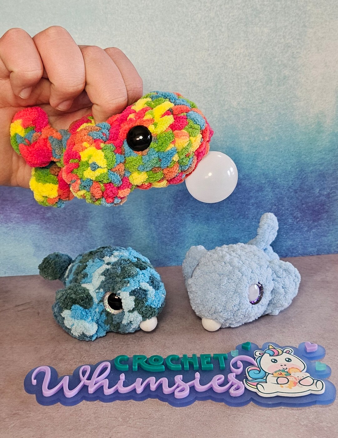 MADE TO ORDER ** Crochet Fidget Fish - Etsy