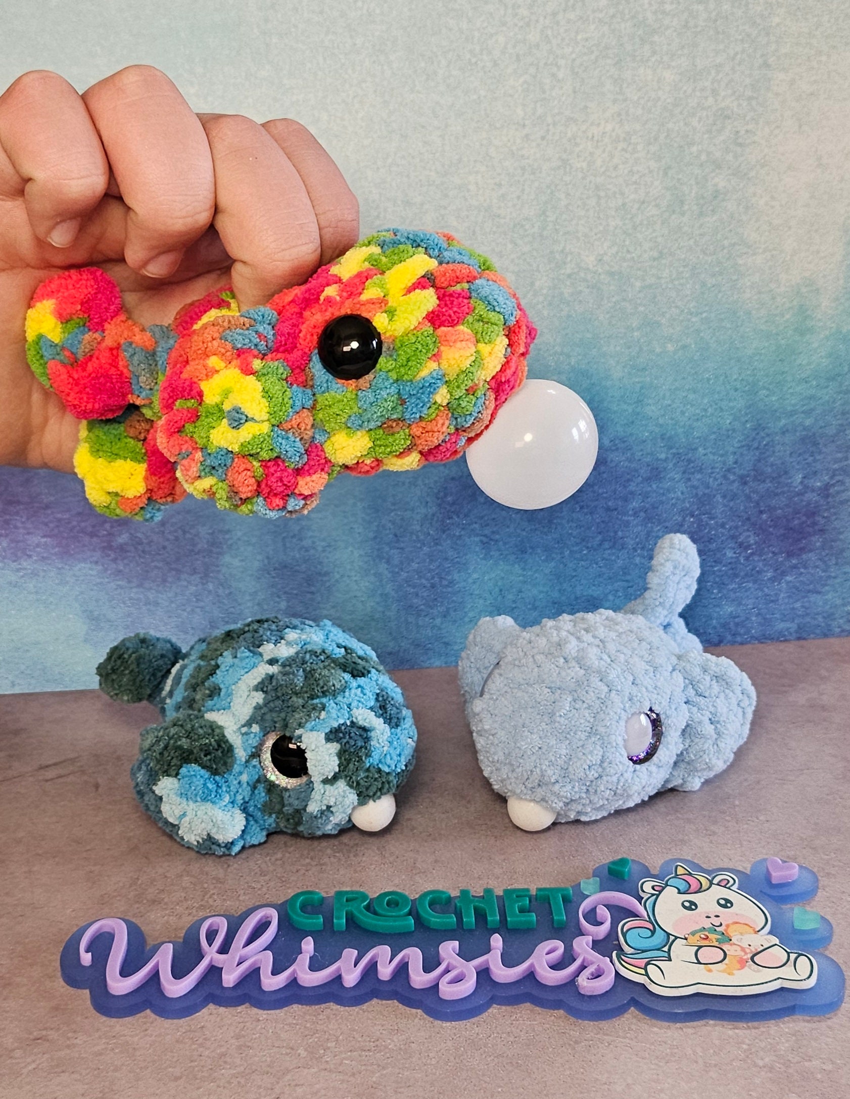 MADE TO ORDER ** Crochet Fidget Fish - Etsy