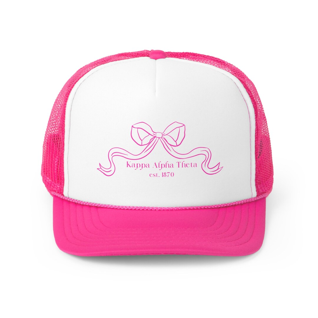 Kappa Alpha Theta Trucker Hats Sorority Apparel Big Little Day Bid Day Sorority Hats - Etsy