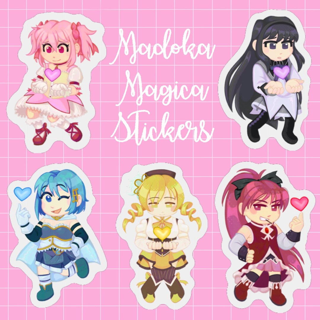 Madoka Magica Stickers - Etsy