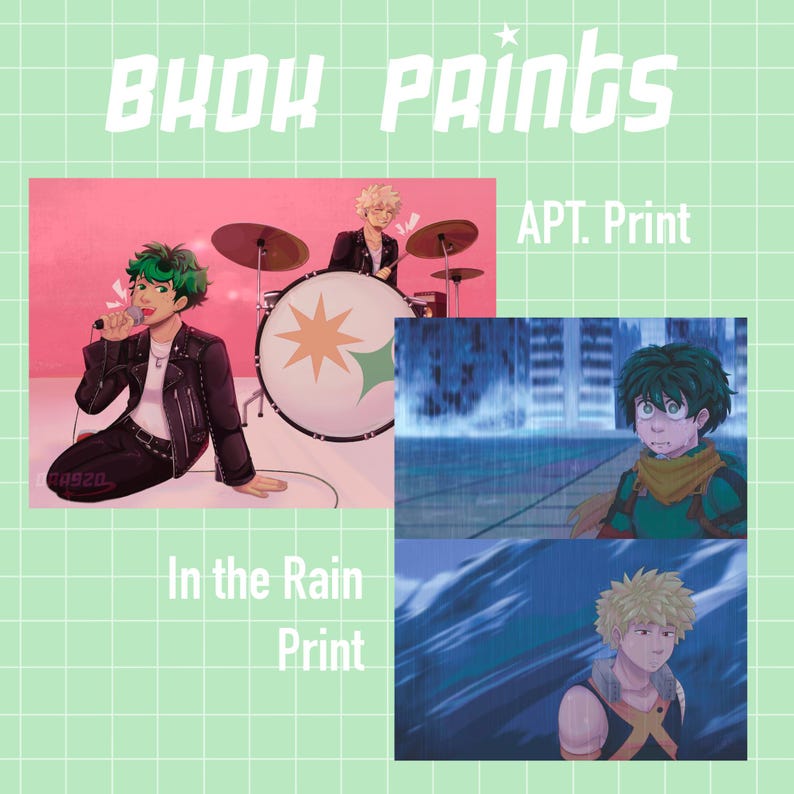 BKDK [my Hero Academia] Prints - Etsy