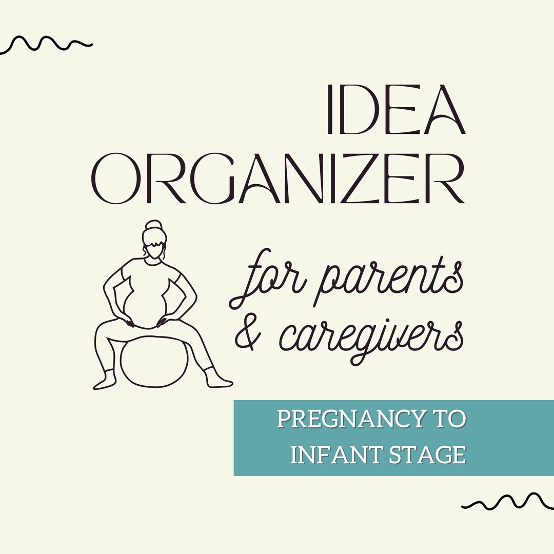 Idea Organizer for Parents & Caregivers - Pregnancy to Infant Stage - Etsy