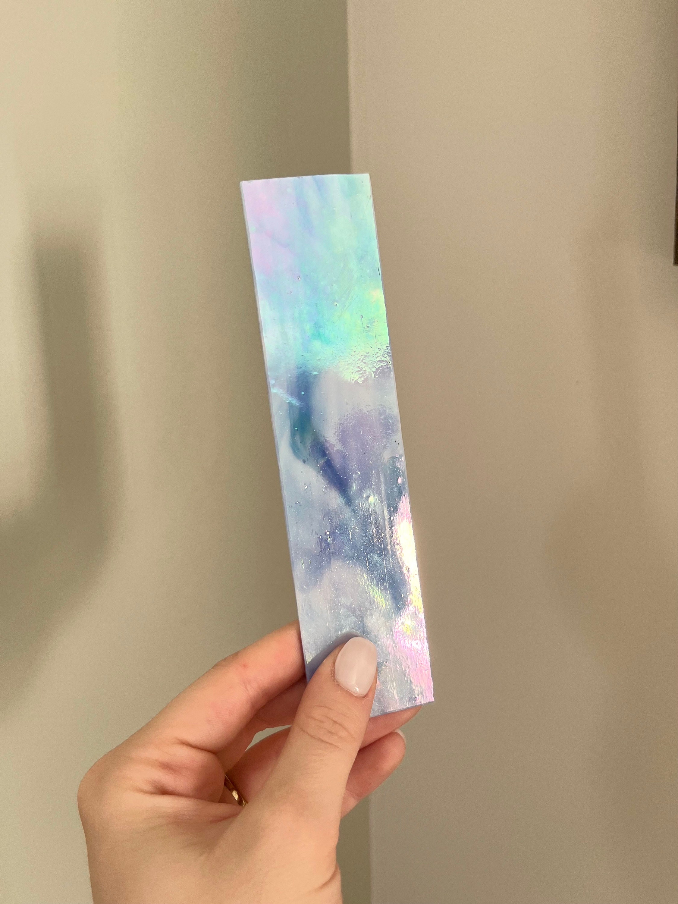 Iridescent Glass Bookmark - Etsy