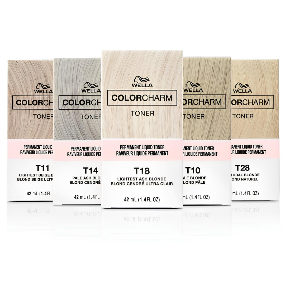 Wella Color Charm T18 Several TONER Options Available T05, T14, T18 ...
