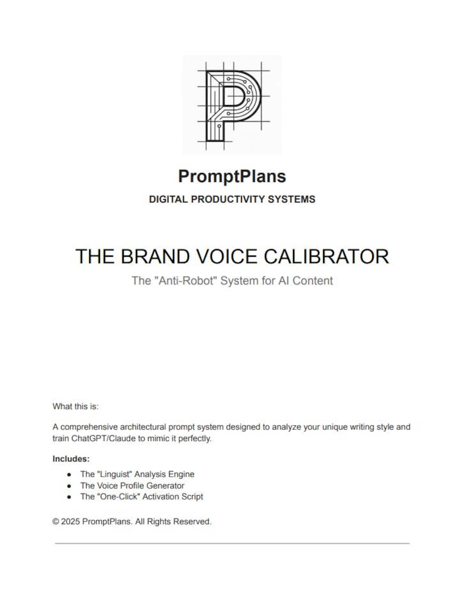 The Brand Voice Calibrator: Train Chatgpt to Sound Like YOU | AI ...