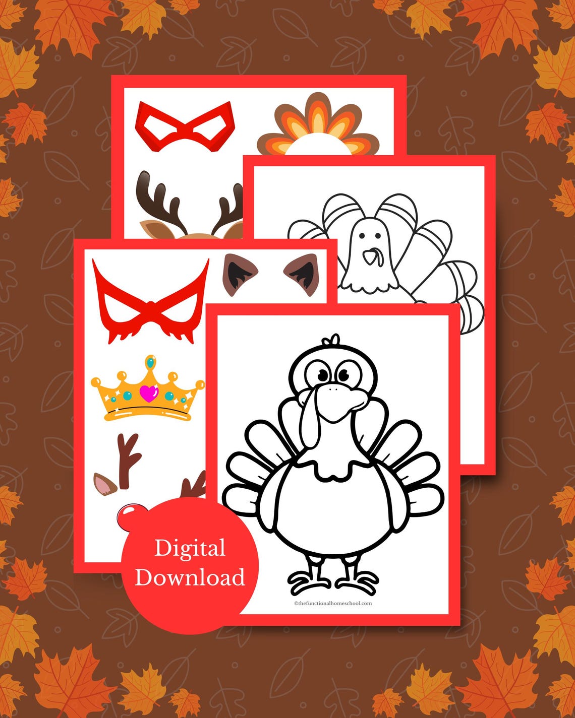 Disguise A Turkey Cut~and~paste Activity! - Etsy