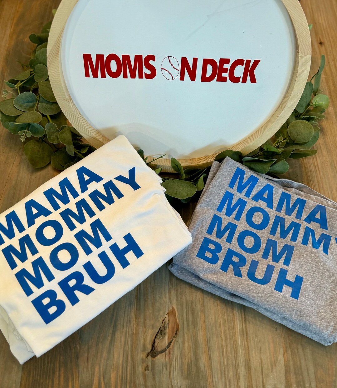 Moms on Deck Baseball Sports Boy Mom & Mama Mommy Mom Bruh T-shirt and Tank - Etsy