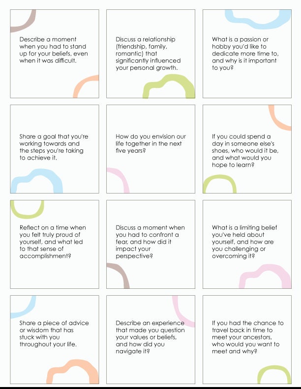 Conversation Cards Hot Seat Conversation Starter Cards Icebreaker Card ...