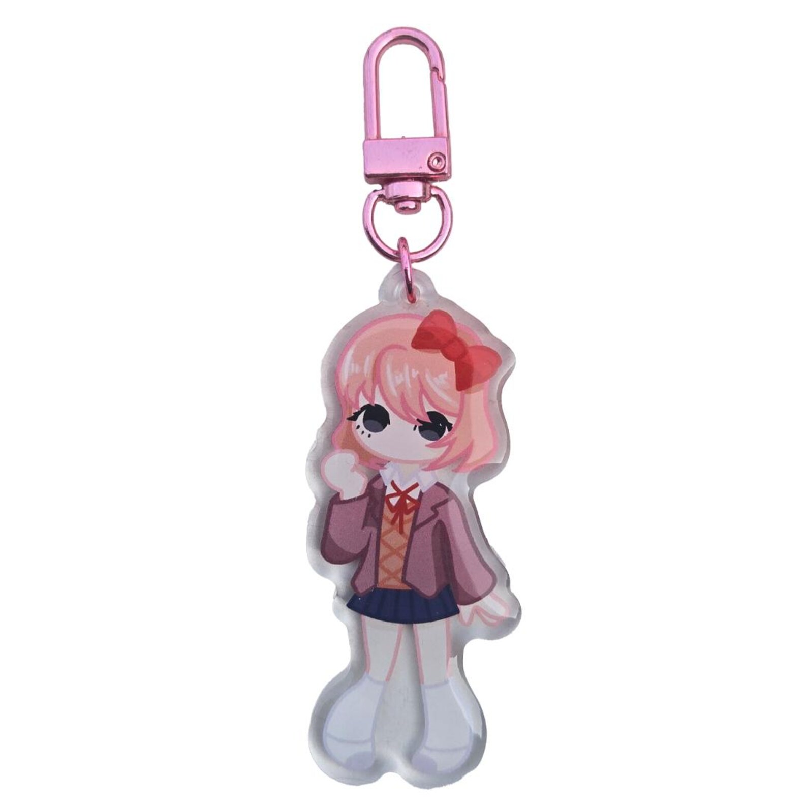 Doki Doki Literature Club Inspired Keychain - Etsy