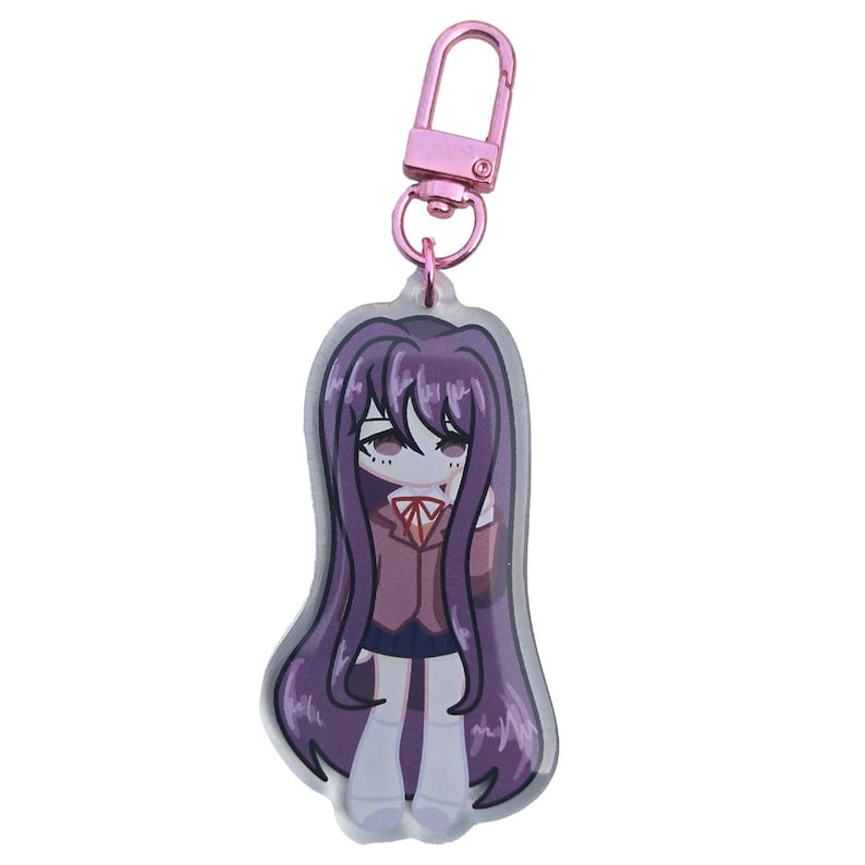 Doki Doki Literature Club Inspired Keychain - Etsy