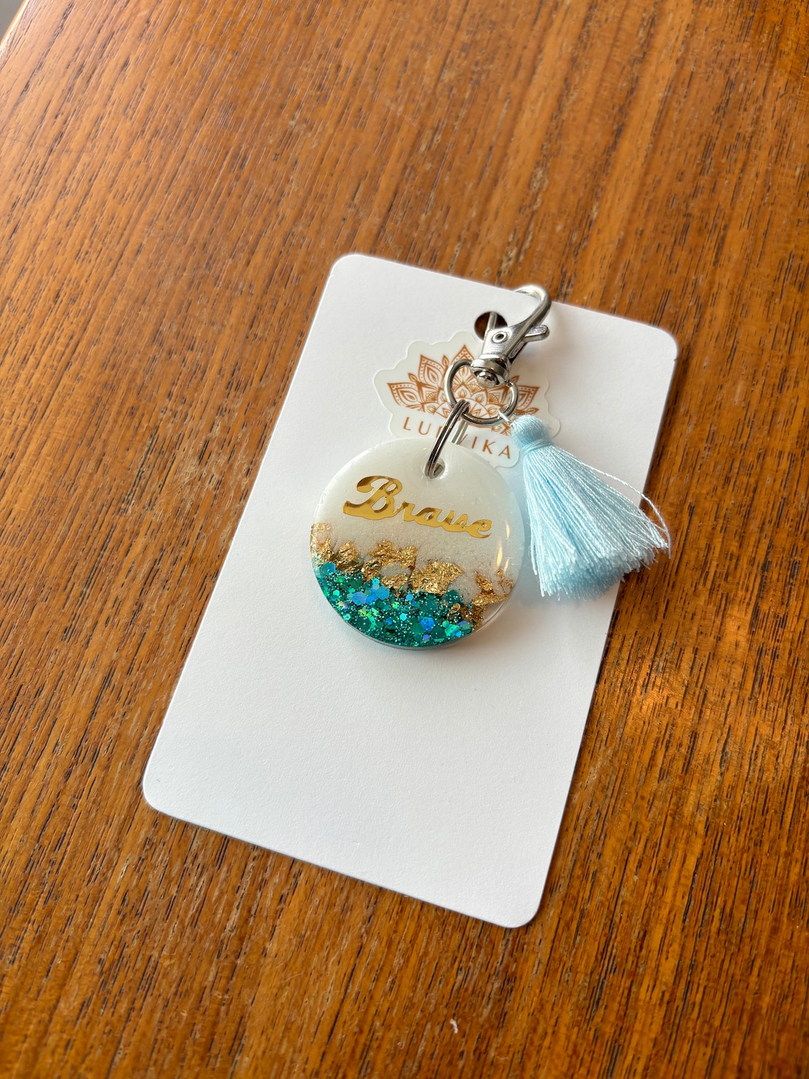 Mini Resin Keychain Personalized - Etsy