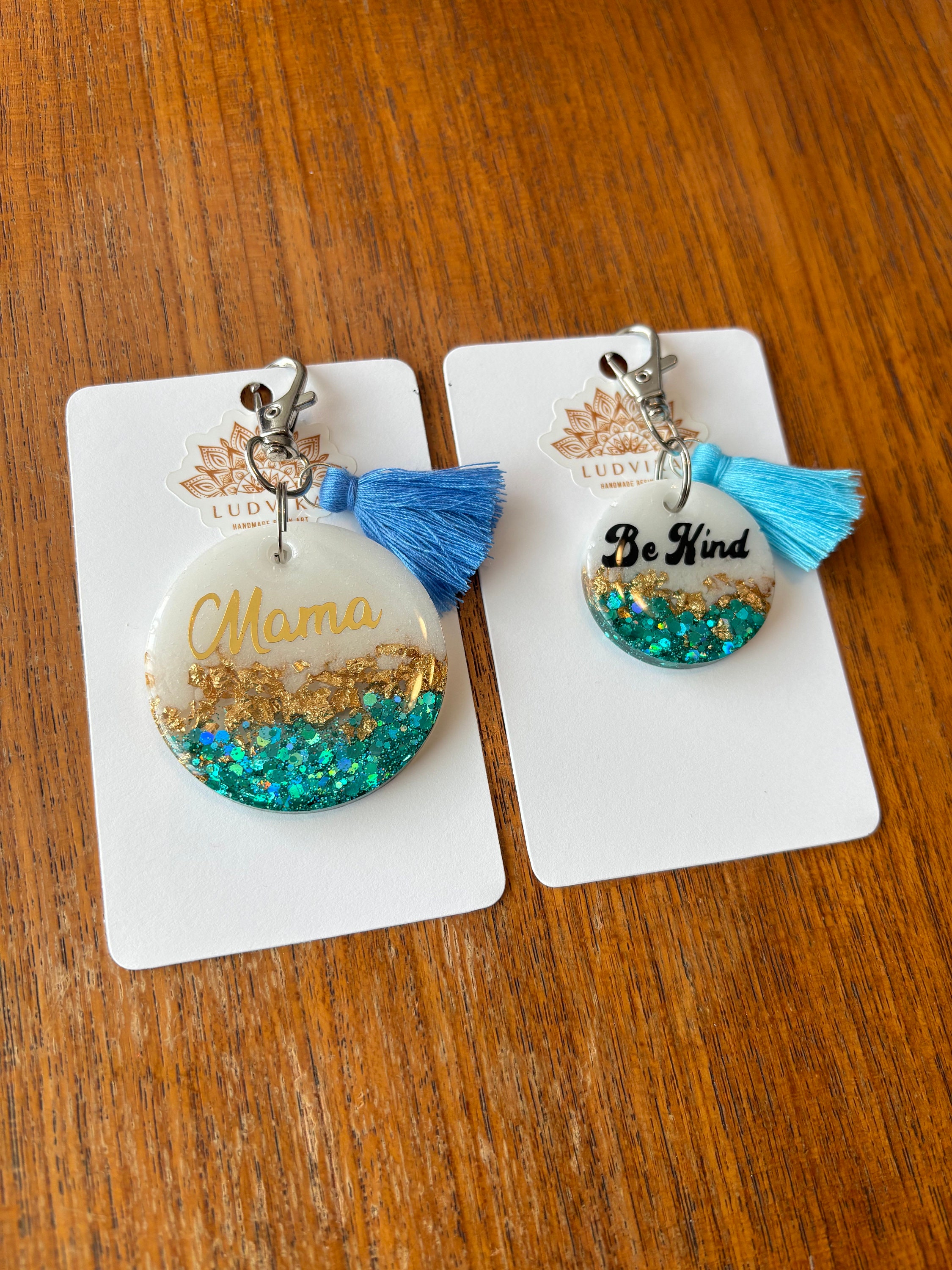 Mini Resin Keychain Personalized - Etsy