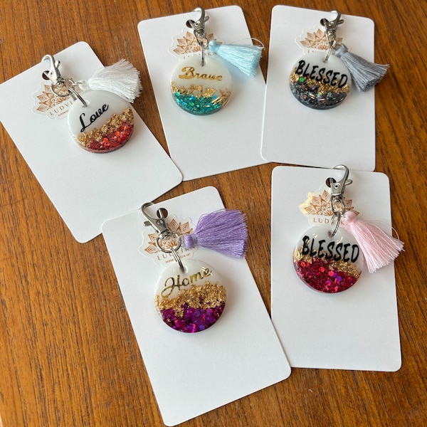 Custom Resin Keychain - Etsy
