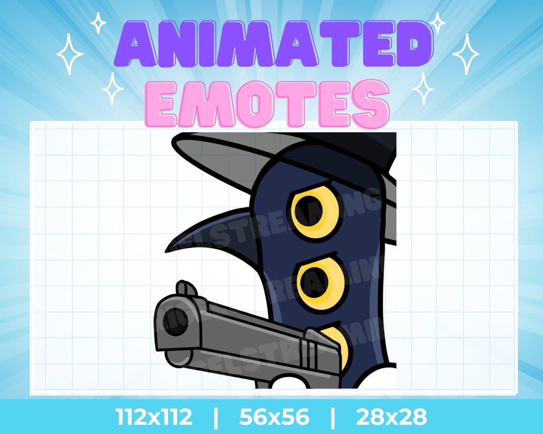 Magpie Sussie Animated Emotes for Twitch, Youtube, Discord (digital ...