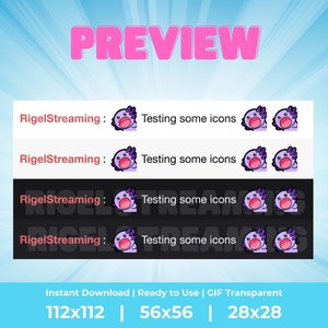 Animated Kawaii Purple Axolotl Pop Cat Twitch Discord Emotes & Stickers ...