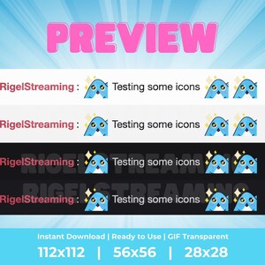 Animated Kawaii Blue Shark Sparkle Eyes Twitch, Youtube, Kick, Discord ...